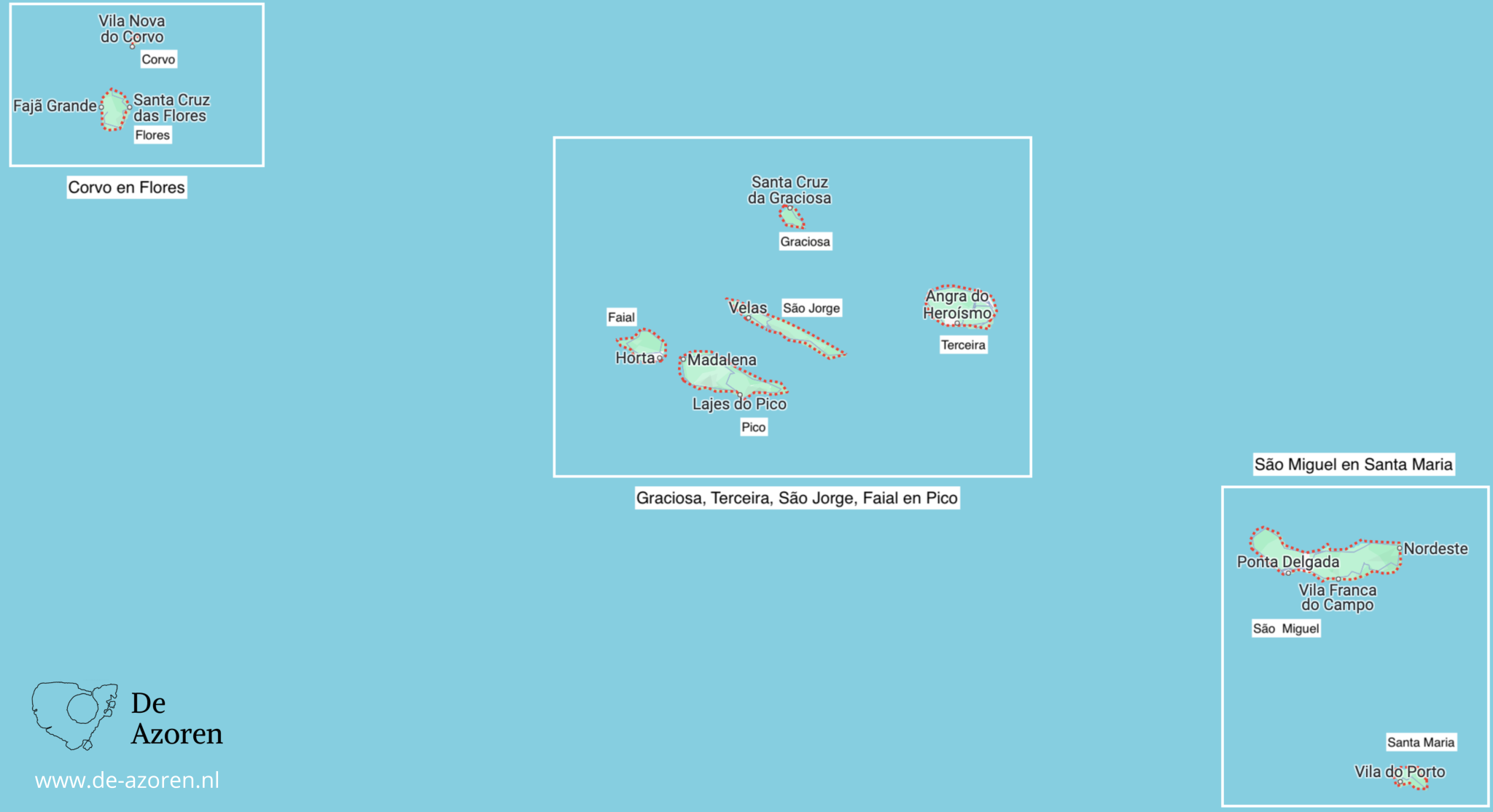 De 9 eilanden van de Azoren - Tips voor je eerste bezoek